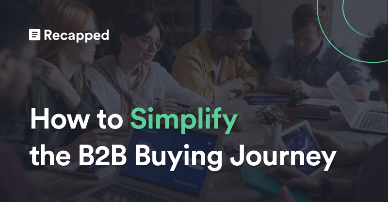 How to Simplify the B2B Buying Journey - Mark Fershteyn